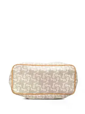 Celine 2008 Horse Carriage Coated Canvas Convertible Tote Satchel
