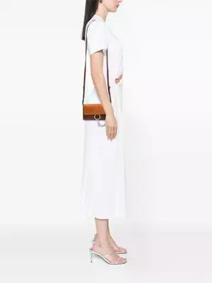 Chloé Faye Chain Crossbody Bag - Brown