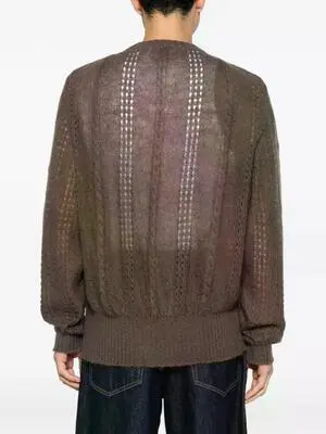 MAGLIANO Embroidered Cardigan - Brown