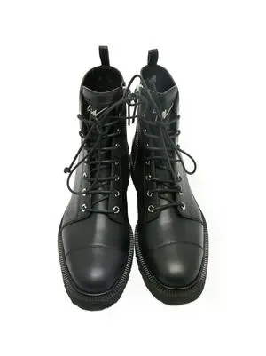 GIUSEPPE ZANOTTI Toluse Leather Combat Boots