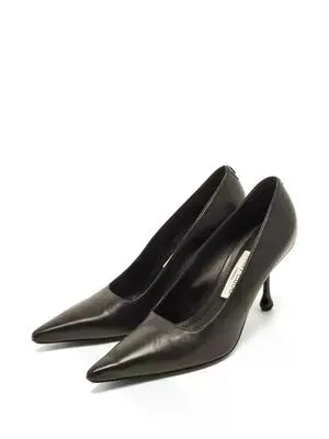 JIMMY CHOO Leather Pointed Toe Pumps