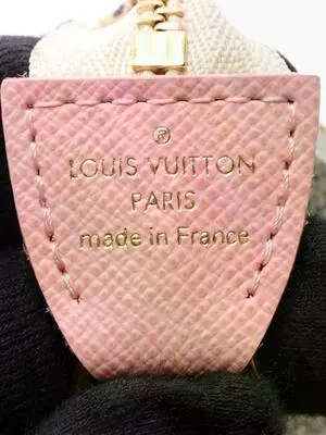 LOUIS VUITTON Damier Azur Christmas Birds Mini Pochette Accessoires Handbag