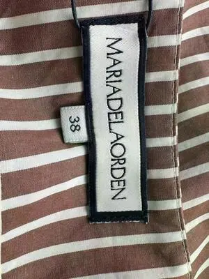 Maria De La Orden Jiselle Striped Cropped Jacket