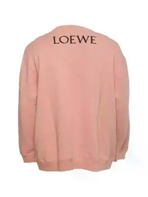 Loewe Rooster-embroidered Sweatshirt - Pink