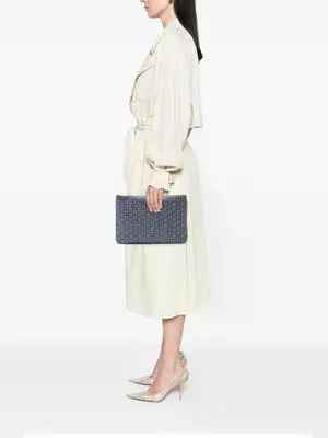 Goyard 2017 Goyardine Senat Mm Clutch Bag - Grey