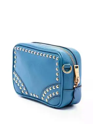 Prada 2010-2026 Studded Saffiano Camera Bag Crossbody Bag