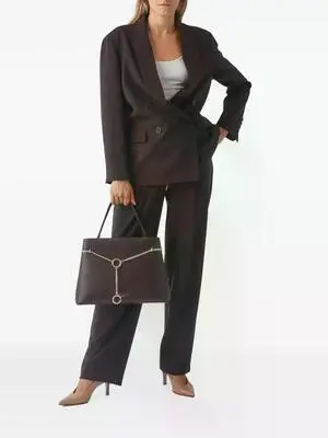 TWINSET Chain Detail Tote Bag - Brown