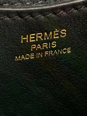 Hermès 2023 In The Loop 18 Leather Tote Bag - Black