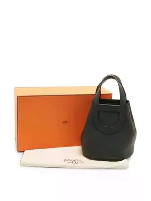 Hermès 2023 In The Loop 18 Leather Tote Bag - Black