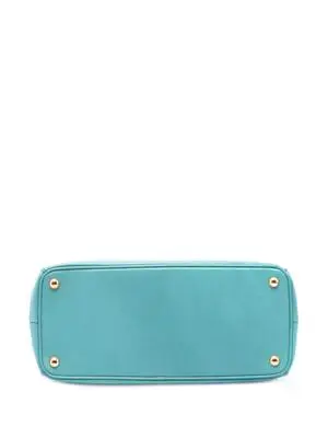 Prada 2010-2026 Medium Saffiano Lux Galleria Double Zip Satchel