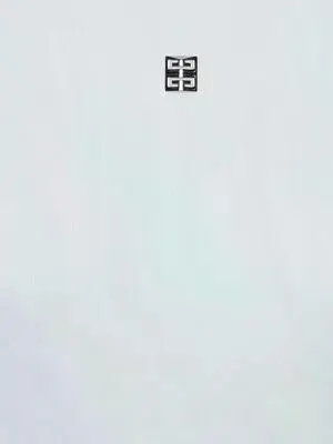 Givenchy Rib Knit 4g Logo Plaque T-shirt