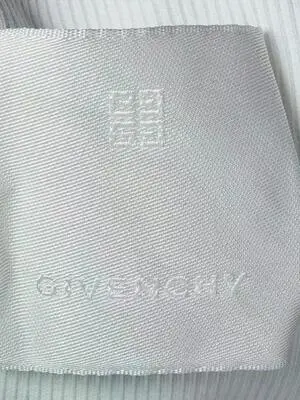 Givenchy Rib Knit 4g Logo Plaque T-shirt