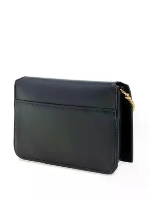 Saint Laurent Leather Monogram Wallet On Chain Crossbody Bag