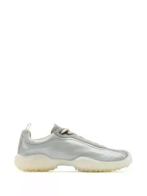 Miu Miu Bubble Technical-fabric And Suede Sneakers - Grey