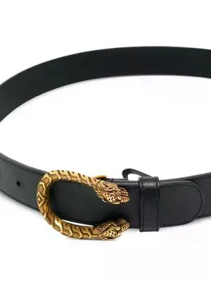 GUCCI Gucci Dionysus Tiger Head Buckle Leather Belt
