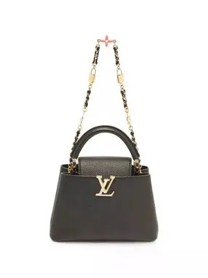 LOUIS VUITTON Capucines Bb Tote Bag - Black