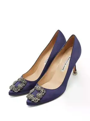 Manolo Blahnik Hangisi Embellished Pumps