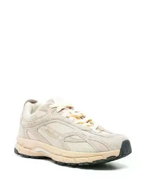 THE MERCER BRAND The Re-run Panelled Mesh Sneakers - Neutrals