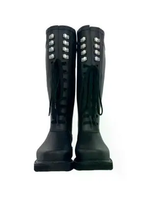 Off-White 2019 Lace-up Knee-high Boots