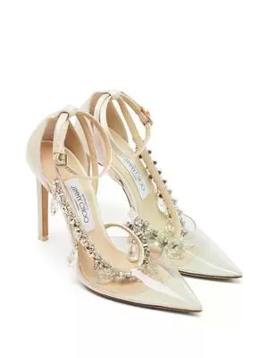 JIMMY CHOO Victoria Crystal Embellished Pumps