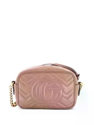 Gucci Matelassé Leather Shoulder Bag - Neutrals