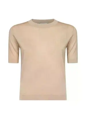 Max Mara Short-sleeve Crew-neck Sweater