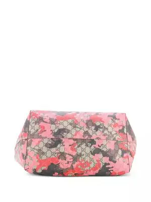 Gucci Gg Camouflage Coated Canvas Large Tote Bag