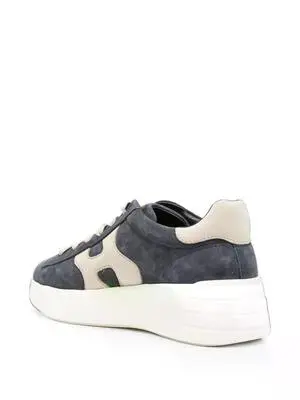 Hogan Rebel Logo-patch Suede Sneakers