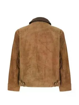 FOUND Western Yoke Zip-up Suede Jacket