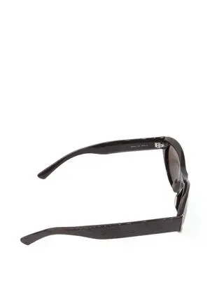 Balenciaga Bb Monogram Oval Sunglasses
