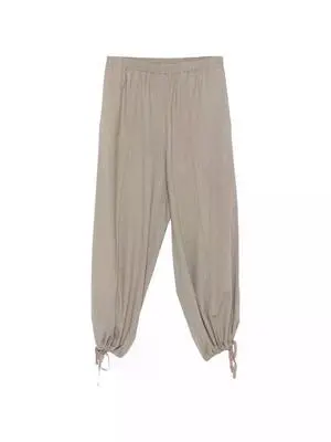 ALYSI Elasticated-waist Drawstring-cuff Trousers