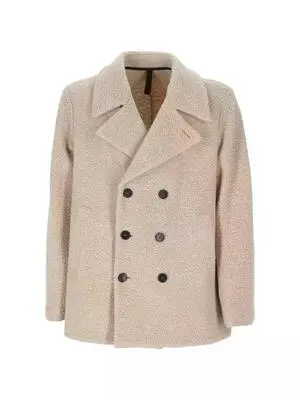 Harris Wharf London Double-breasted Bouclé Coat