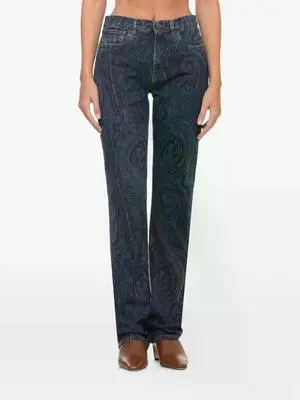 Etro Paisley Print Jeans