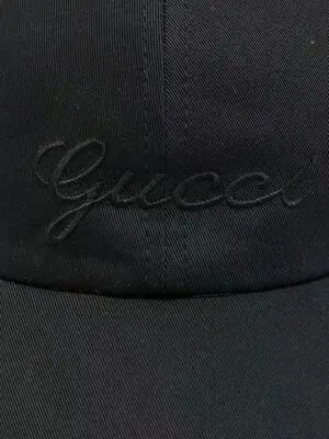 Gucci Logo Embroidered Baseball Cap