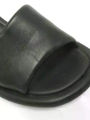 Fendi Open Toe Logo Heel Sandals