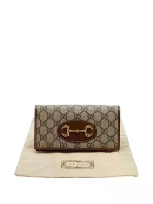 Gucci Horsebit 1955 Gg Supreme Wallet