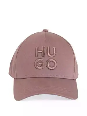 Hugo Logo-embroidered Baseball Cap - Brown