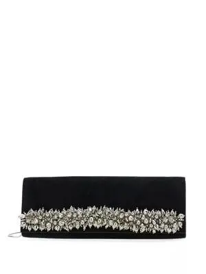 Simkhai Embellished Suede Clutch Bag