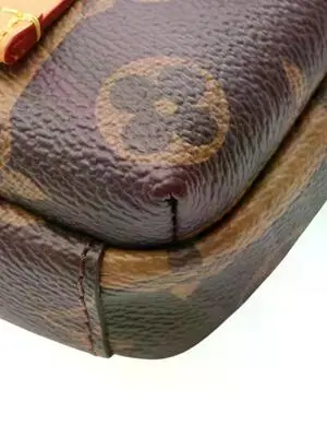 LOUIS VUITTON Monogram Reverse Double Phone Pouch Crossbody Bag