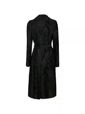Etro Paisley Jacquard Belted Coat