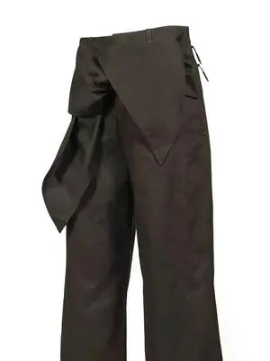HELIOT EMIL Soneme Draped-front Trousers