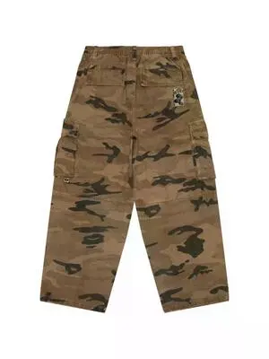 AAPE BY *A BATHING APE Camo Logo-patch Cargo Trousers