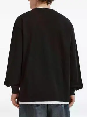 CHOCOOLATE Logo-print Layered-effect T-shirt