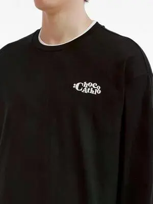 CHOCOOLATE Logo-print Layered-effect T-shirt