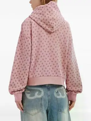 CHOCOOLATE Monogram-print Zip-up Hoodie