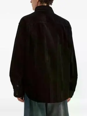 FINGERCROXX Logo-patch Corduroy Shirt