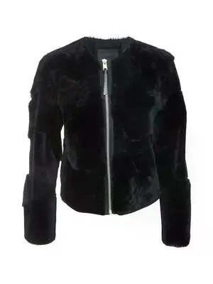 ALLSAINTS Hania Shearling Zip-up Jacket