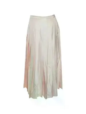 Loro Piana Romy Pleated Silk Skirt
