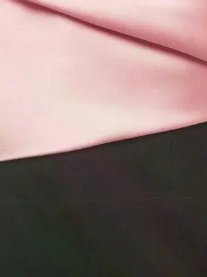 Solace London Strapless Maxi Dress With Draped Train