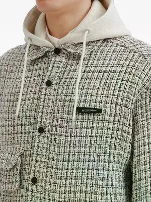 MUSIUM DIV. Tweed-effect Hooded Jacket